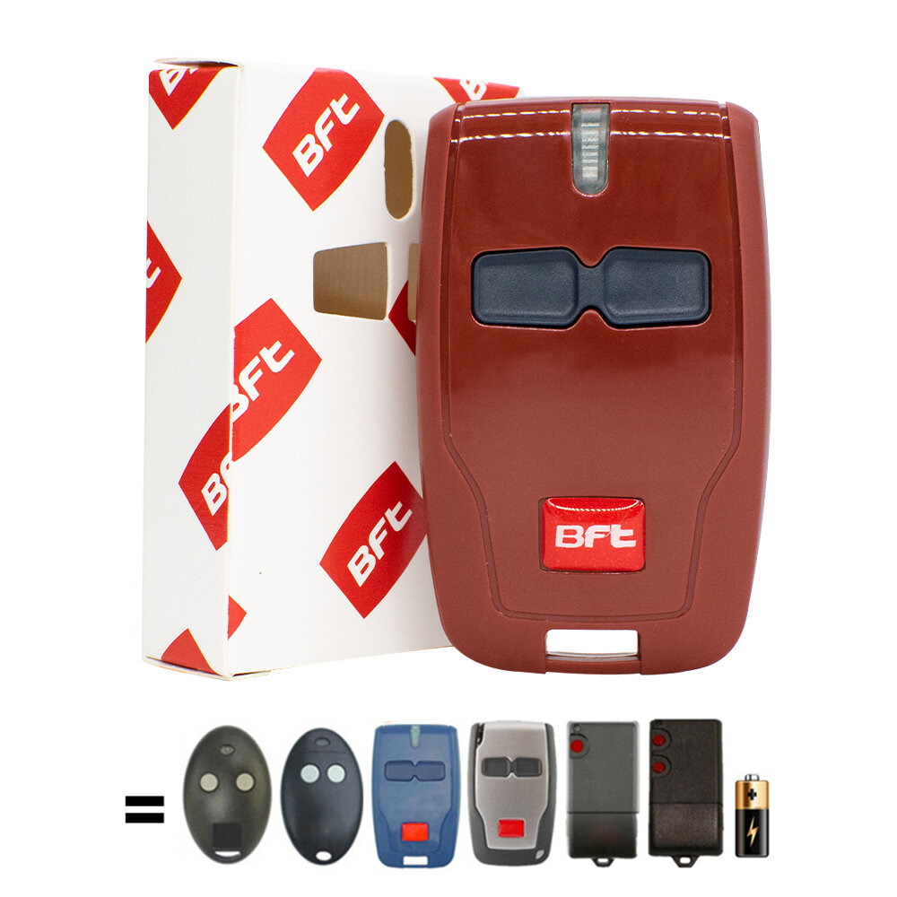 BFT Красный Пульт для автоматики ворот и шлагбаумов BFT Mitto 2/ брелок Бфт