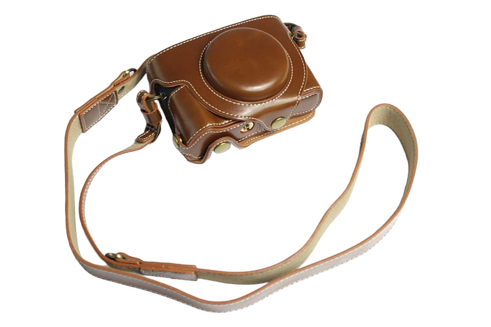 Защитный чехол-сумка MyPads Estuche для Canon PowerShot G5 X Mark II из прочной кожи коричневый