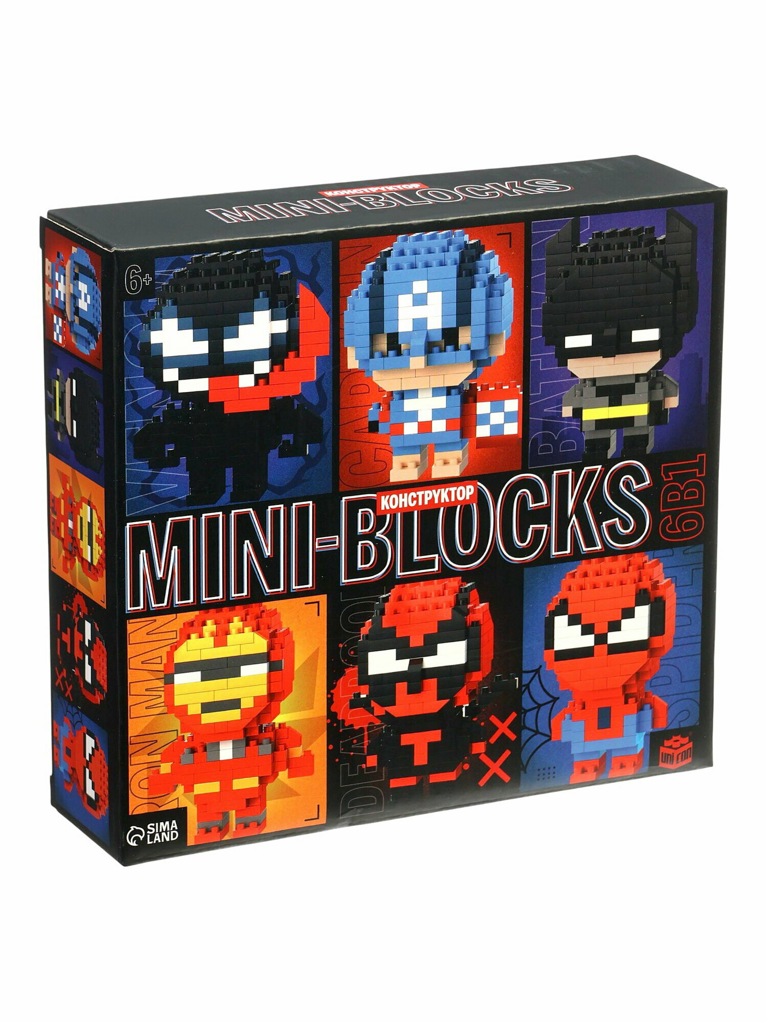 Конструктор "MiniBlocks", супергерои, возраст: от 8 лет, вид: из кирпичиков
