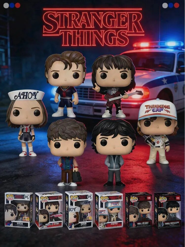 Funko Pop Фигурка Stranger Things Очень Странные Дела Дастин 1240 — фото 1