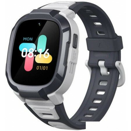 Детские умные часы Mibro Kids P6 (серый), синхронизация с Android/iOS, экран TFT 1.4", SIM-карта, Bluetooth 4.2