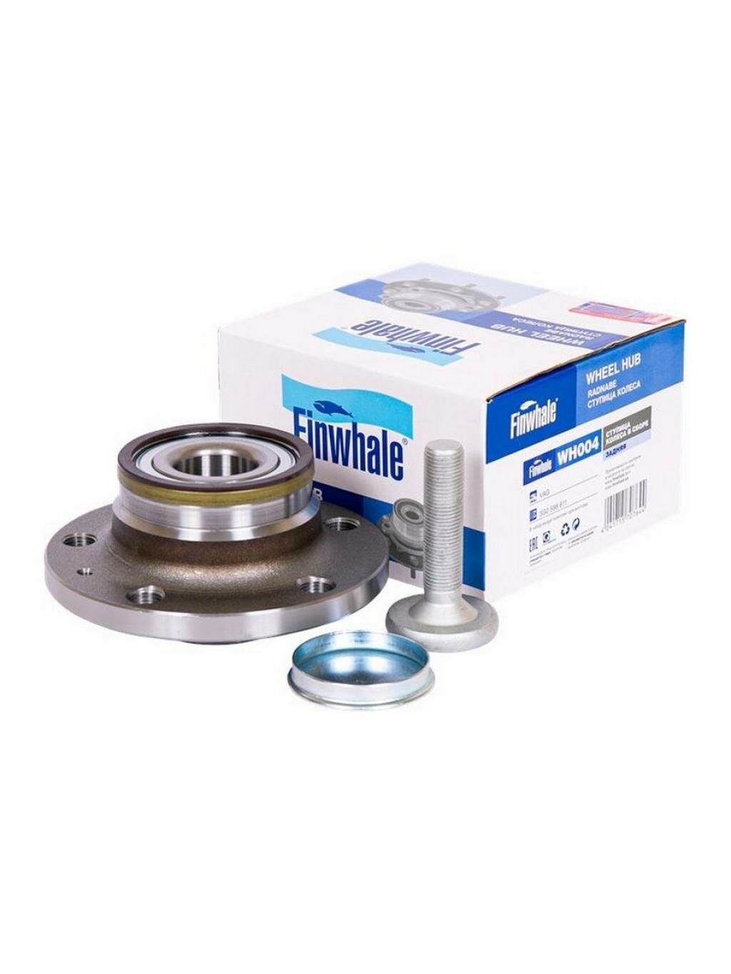 Ступица задняя FINWHALE WH004 AUDI A3, SKODA Octavia/Yeti, VW Caddy/Golf 5/6/Passat/Touran 1.2-3.6/TSI/DI 03->