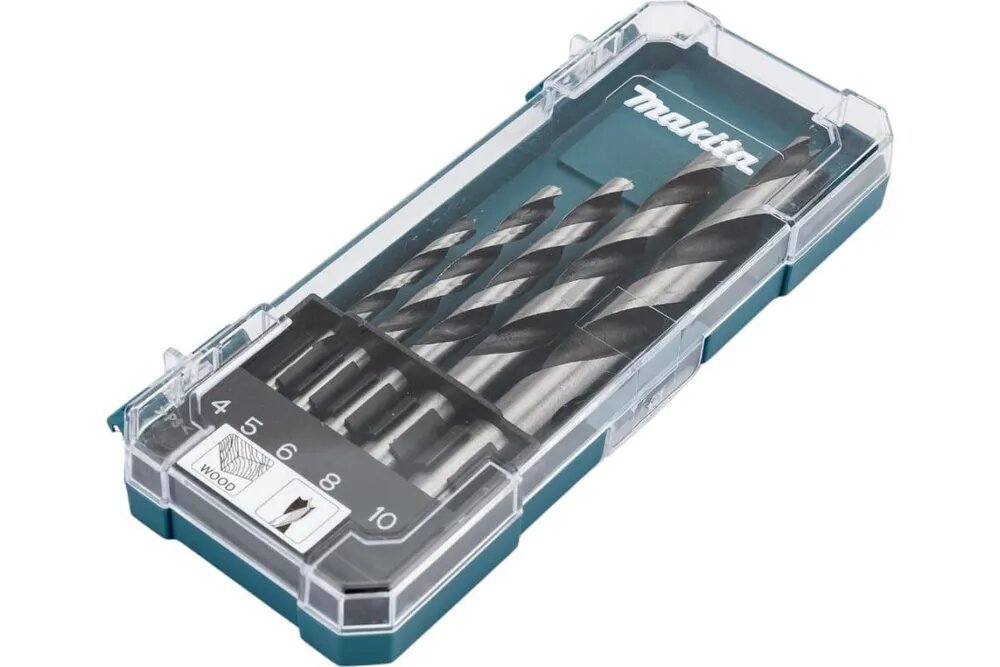 Набор сверл по дереву Makita D-72861, 5 шт. (4, 5, 6, 8, 10 мм)