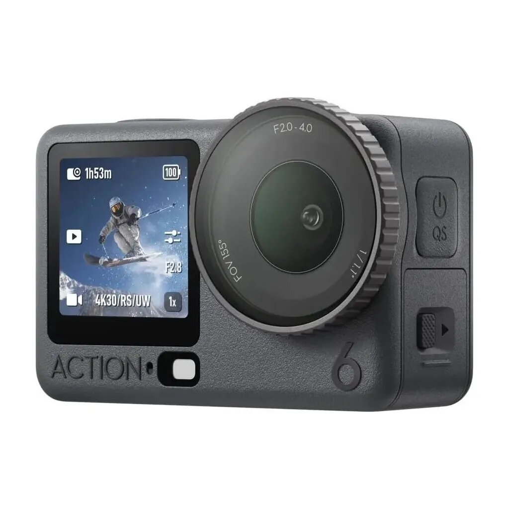 Экшн-камера DJI Osmo Action 6 Standard Combo 4K, WiFi, черный