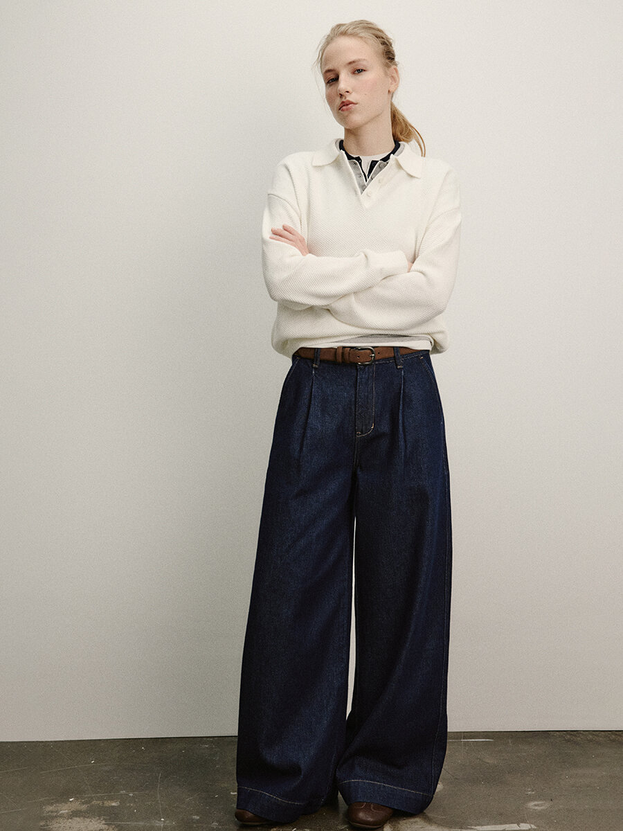 Джинсы широкие smart 