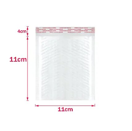 Белые пузырьковые конверты 11x11см, 50шт