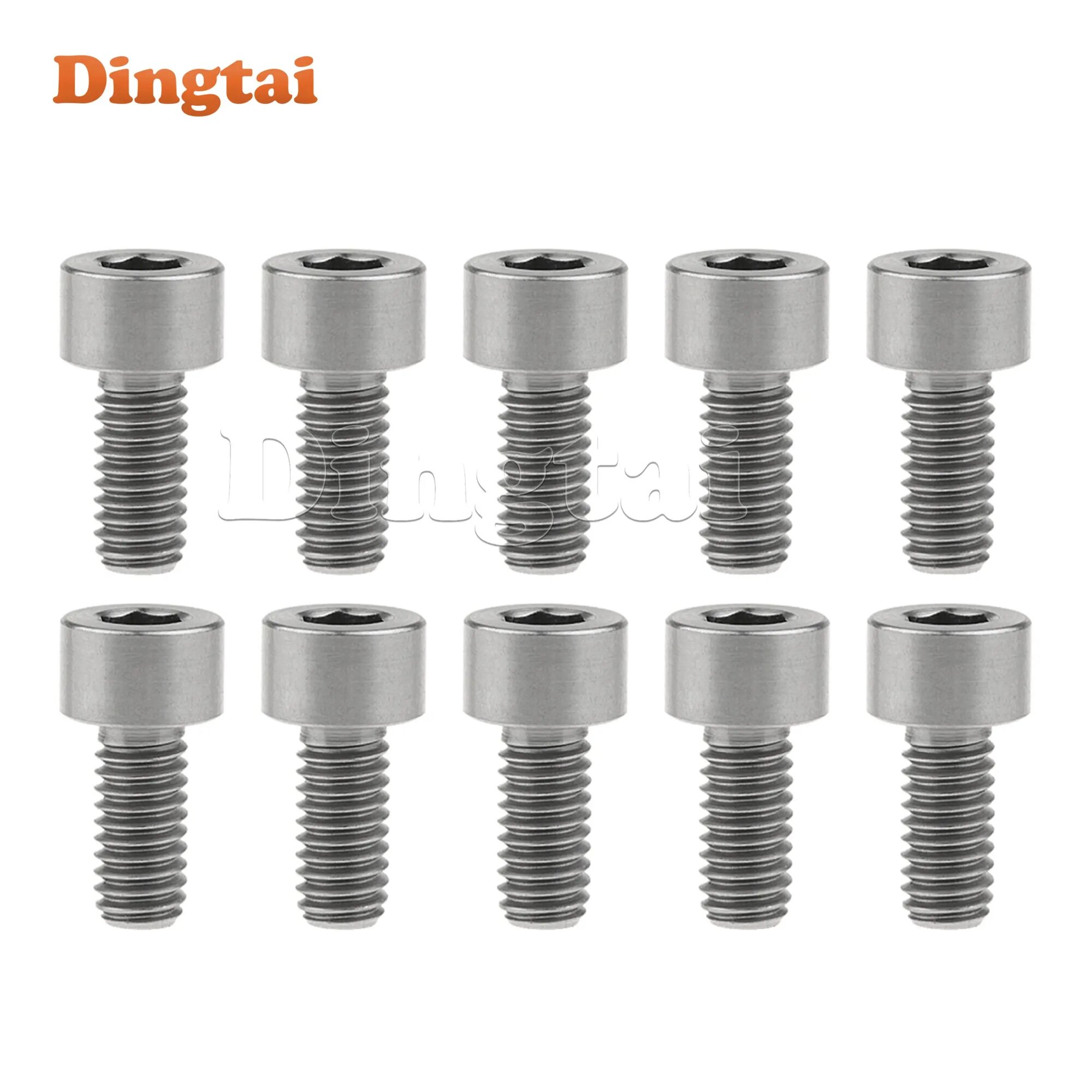 Dingtai титановые болты M5/M6x10-65 мм для велосипедов М5 (постельное белье), Titanium, 20mm