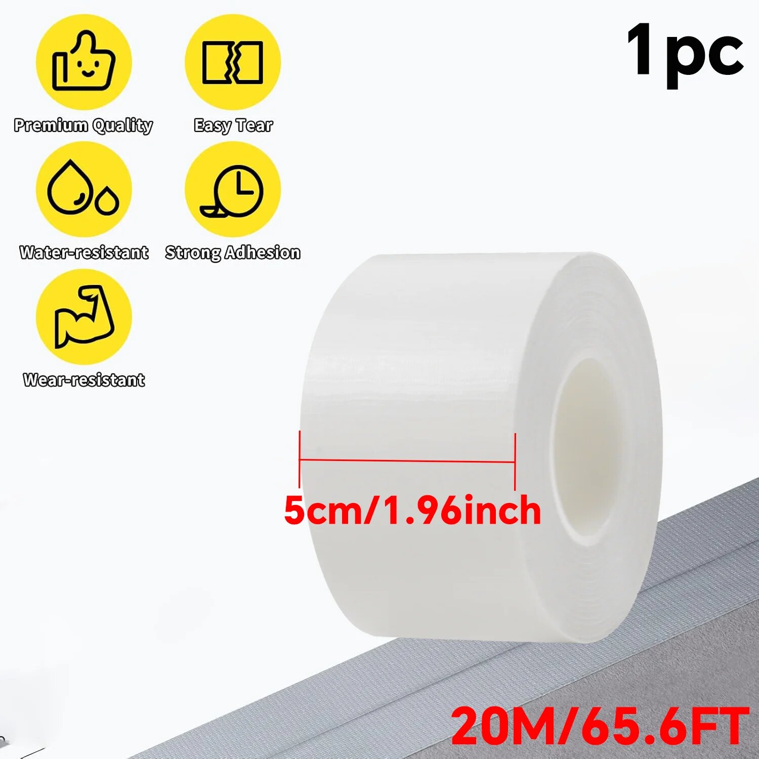 Водонепроницаемая Высокотемпературная Алюминиевая Фольгированная Бутиловая Лента Для Герметизации Трещин В Стенах, Бассейнах