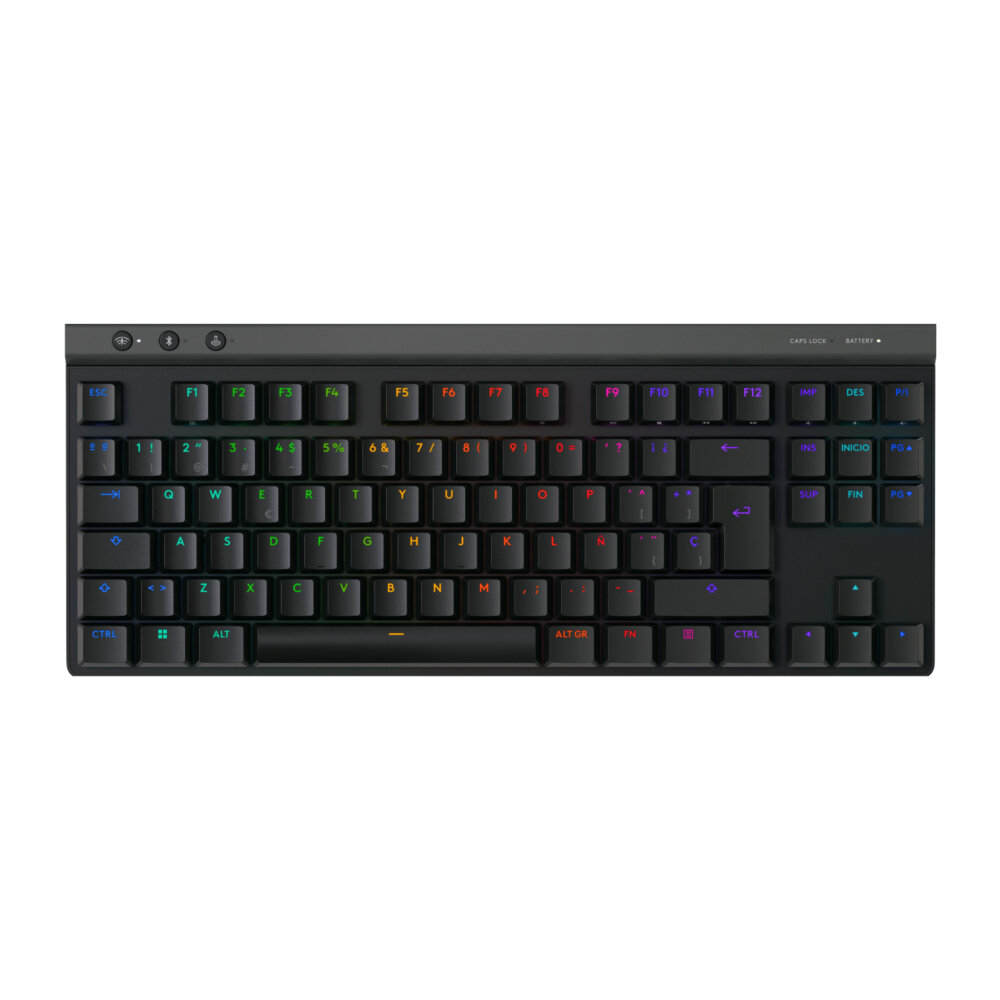 Игровая клавиатура Logitech G515 LIGHTSPEED TKL Black, механическая, подсветка