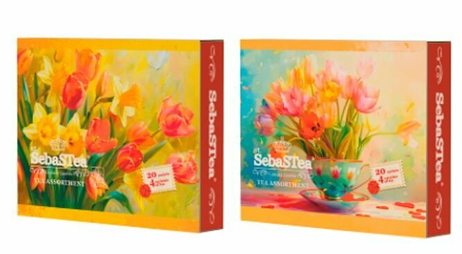 Чай SEBASTEA Sunny Bouquet ассорти черн.(20 пак.) /картон/ 30г