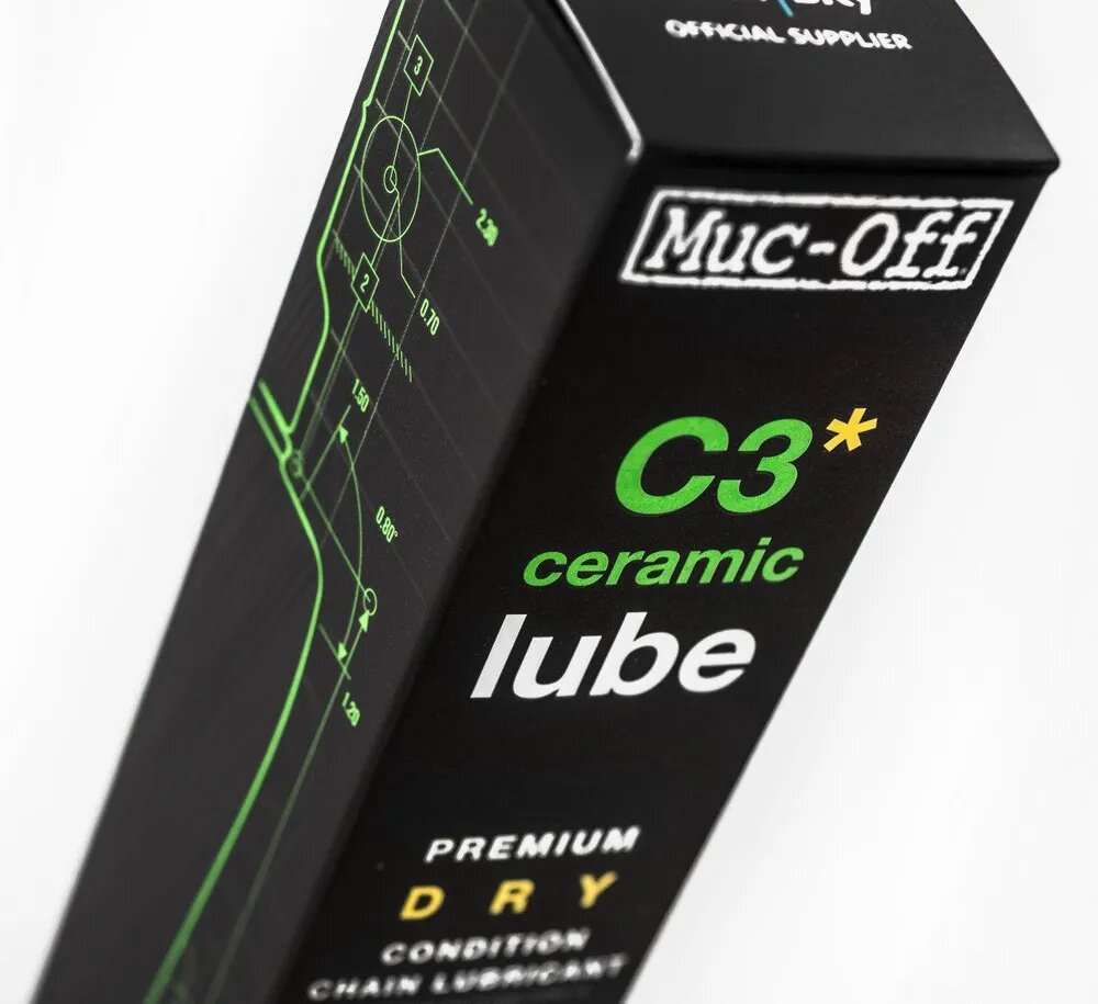 Muc-Off C3 Ceramic Dry Lube 120 мл - Велосипедная смазка для цепи в сухую погоду — фото 1