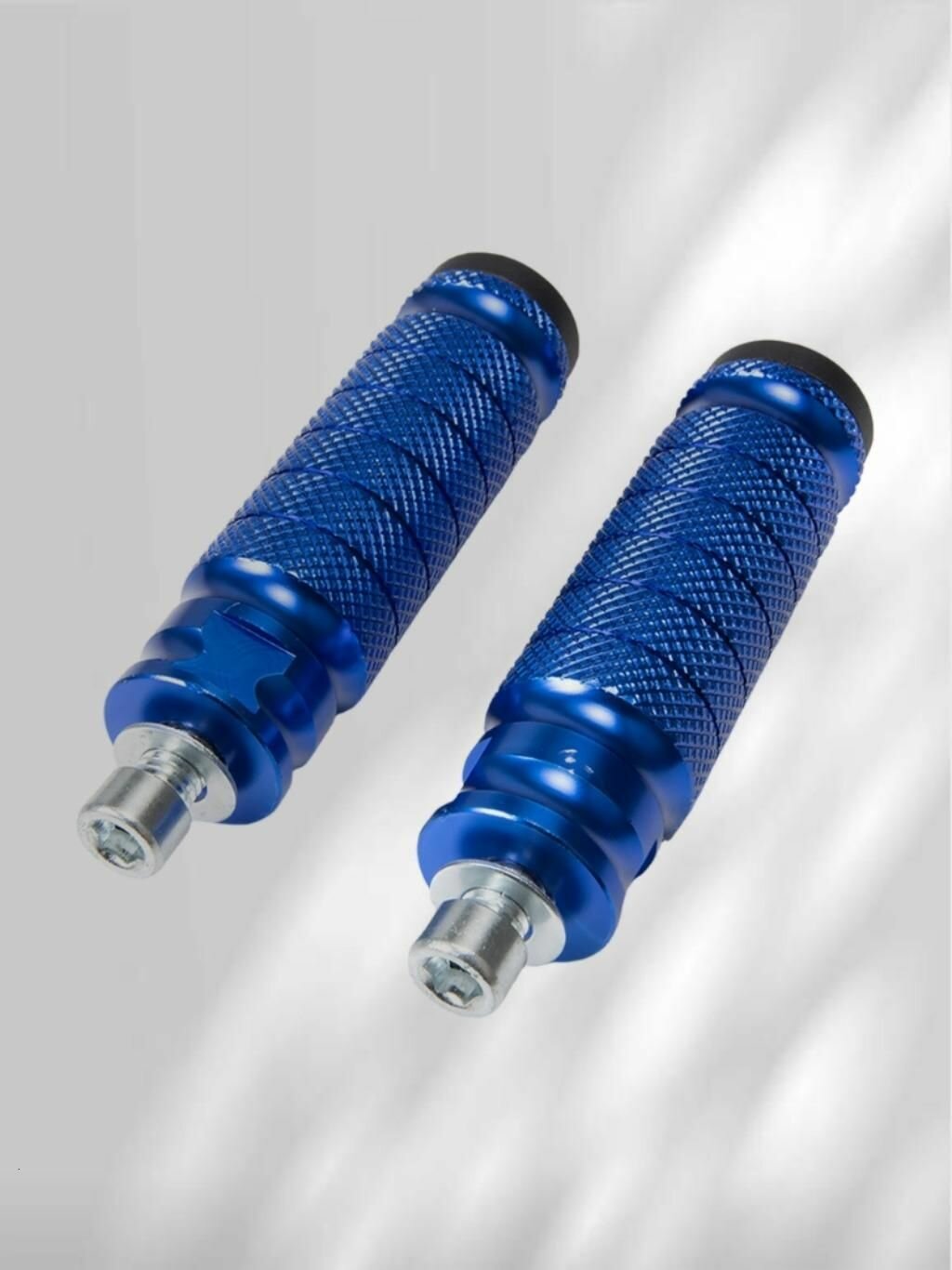 Универсальные алюминиевые подножки для мотоцикла и электровелосипеда, Синий