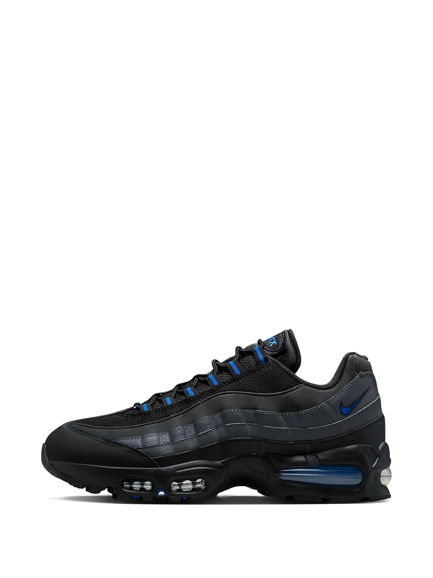 Кроссовки NIKE Air Max 95 Big Bubble, размер 11 US, black — фото 1