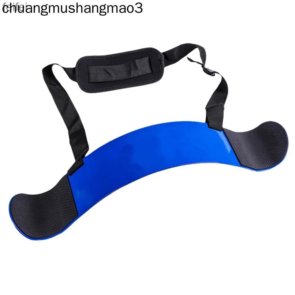 Тренировочная доска для бицепсов с фиксатором для бодибилдинга, синяя