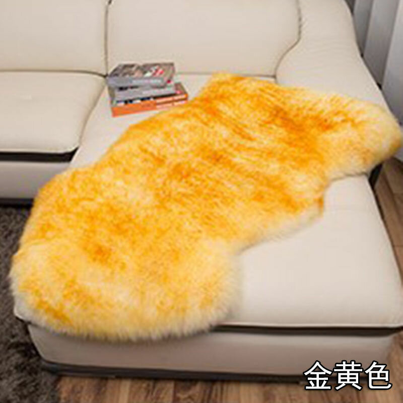 Ковер из чистой австралийской шерсти, напольный коврик из цельной овчины, коврик для эркера, прикроватный коврик, коврик для изножья кровати, подушка для стула с меховой отделкой.