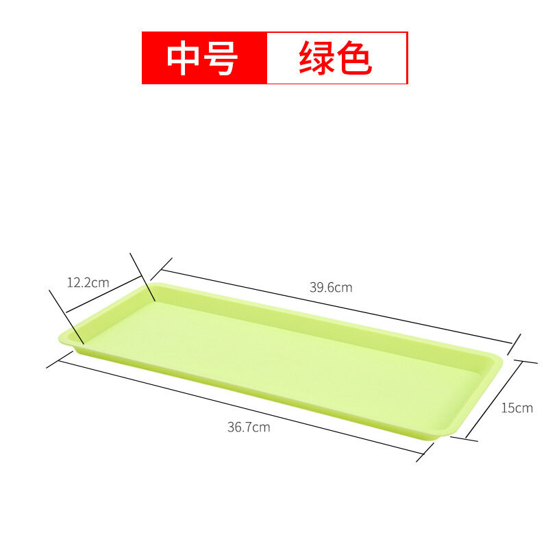Пластиковый поддон для цветочных горшков, прямоугольный поддон для сбора воды, цветной поддон для горшков, длинный большой поддон для посадки овощей