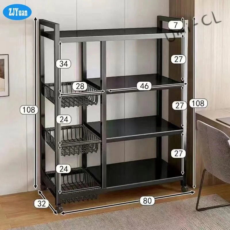 Стеллаж, 80х32х108 см