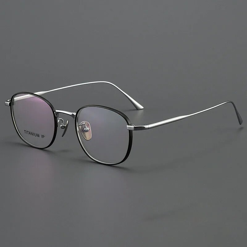 Мужские прогрессивные очки Titan для Black Silver, 1.56, Черный, Единая версия, Анти-синий луч
