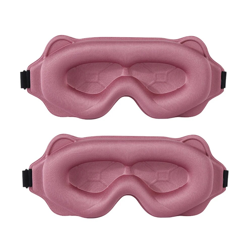 Маска для сна 3D Zoechic, 2шт, розовый