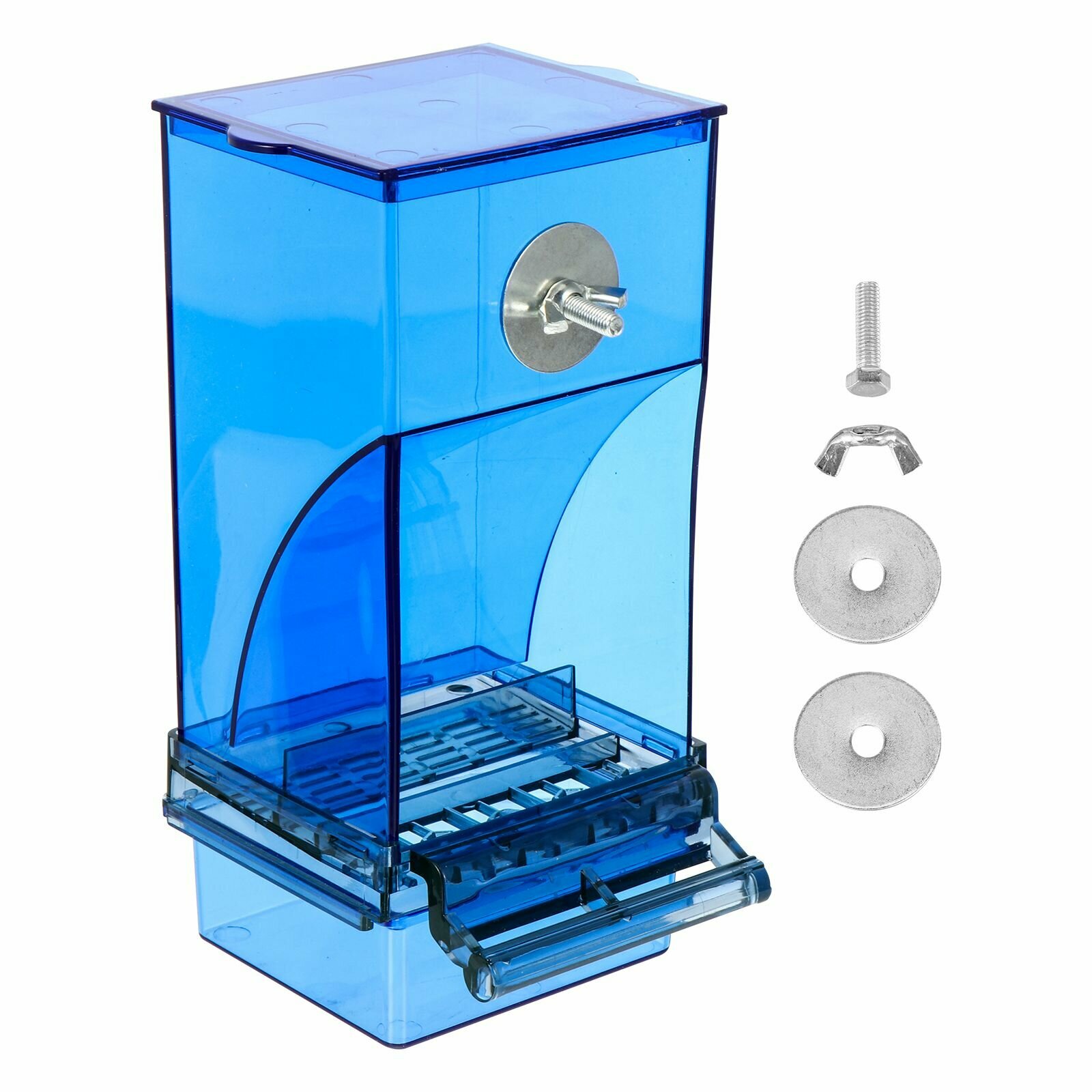 Акриловая автоматическая кормушка для птиц с большой вместительностью для домашних питомцев