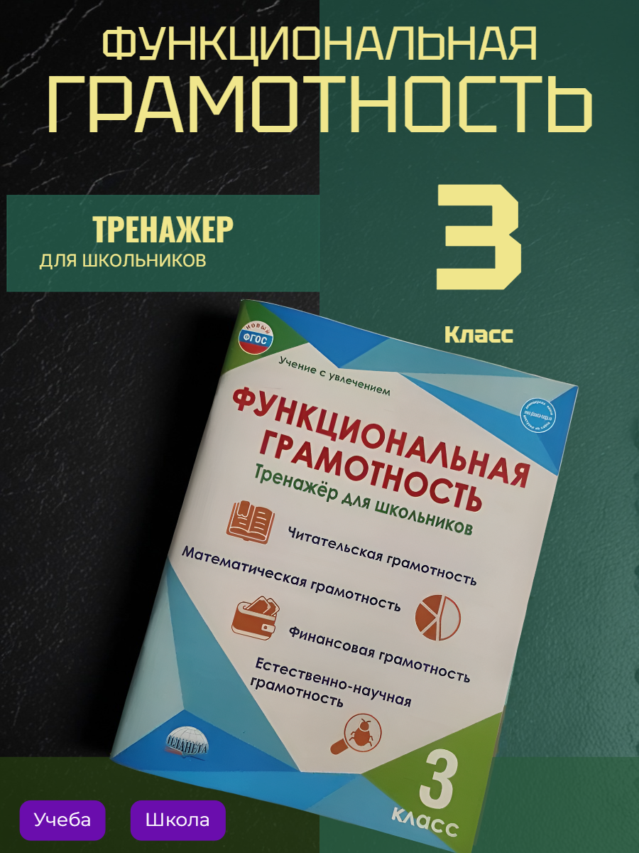 3 класс. Функциональная грамотность. Тренажер. Буряк М. В. Шейкина С. А