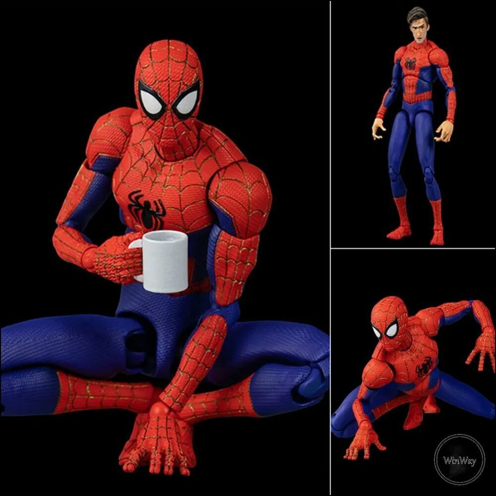 Фигурка Человек-Паук Питер Паркер / Spider-Man: Into The Spider-Verse Peter B. Parker 16 см