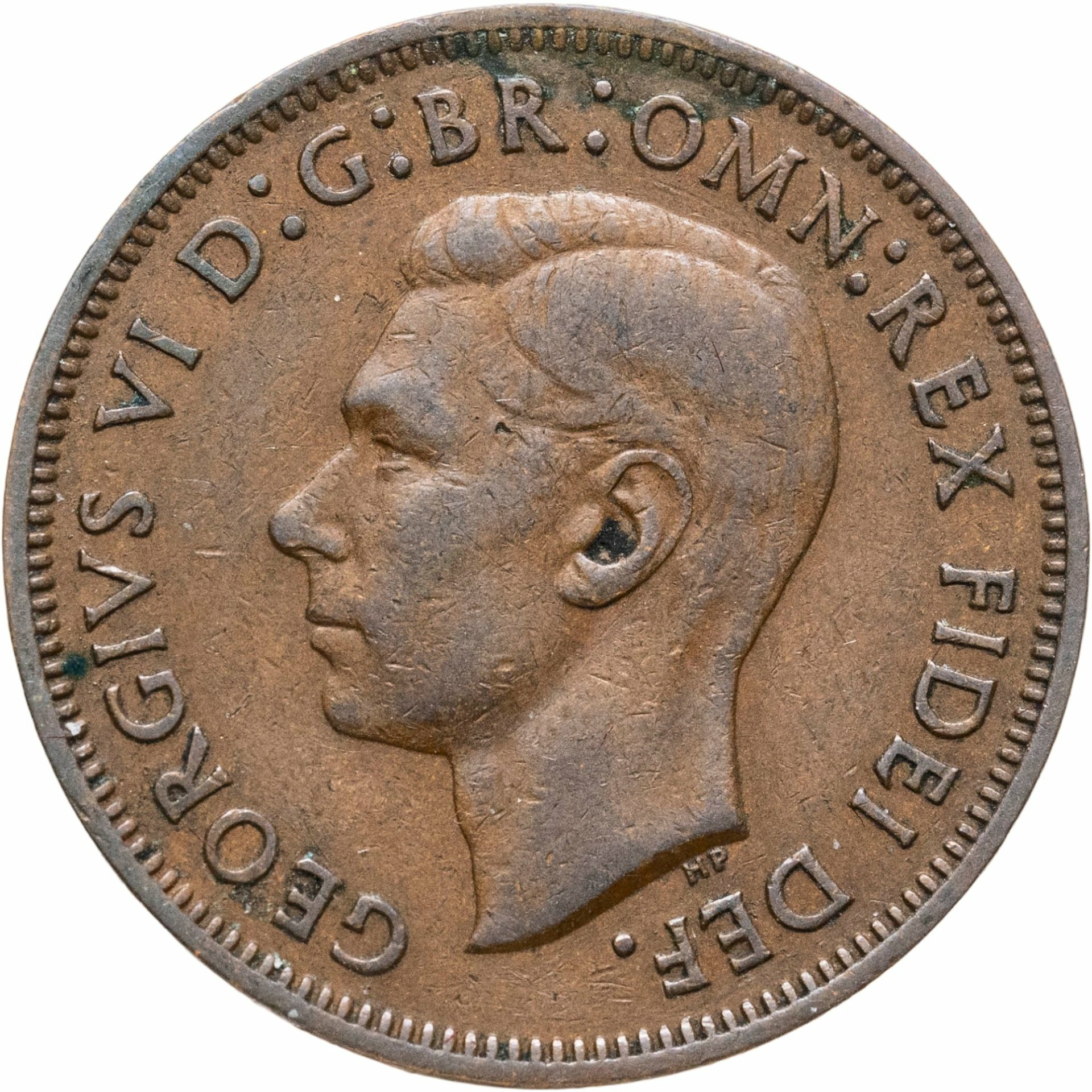 Великобритания 1/2 пенни (penny) 1949