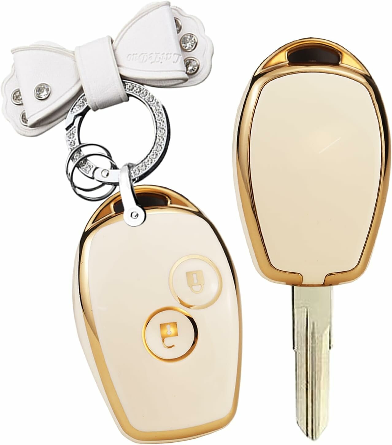 Чехол для ключей с 2 кнопками для Renault Megane Duster Modus Espace Laguna Logan для Dacia Sandero Fluence Clio Kango