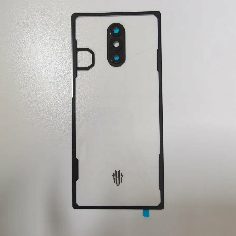 Задняя крышка для ZTE Nubia Red Magic 8S Pro NX729J 6.8" Стеклянная задняя крышка Ремонт Замена батареи телефона с камерным объективом