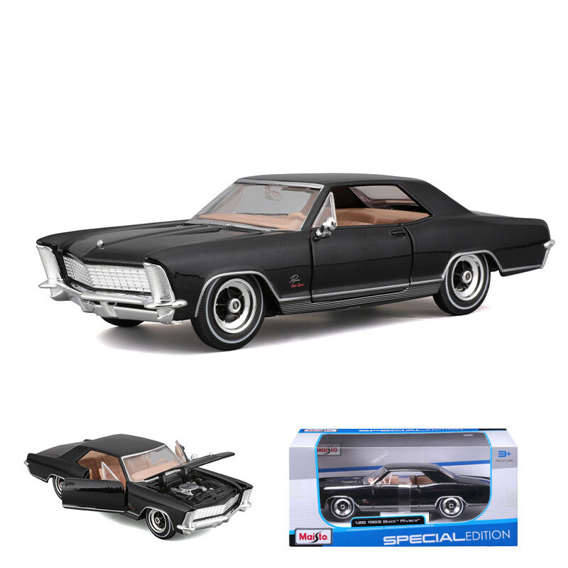Фигурка Meritor 1:26 (1:24) Buick 1965, модель автомобиля из сплава, игрушечная машина, моделирование, украшения для автомобиля из сплава