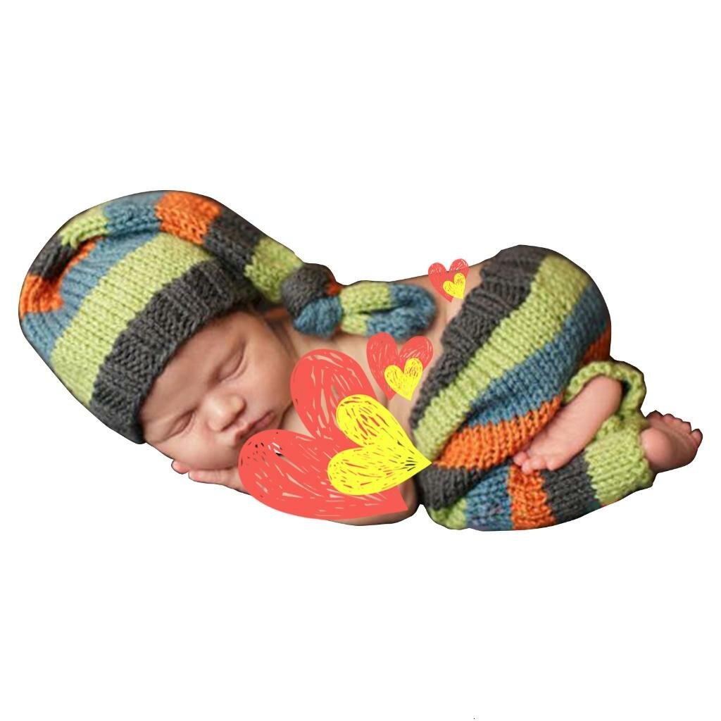Комплект вязаных свитеров для новорожденных, S5 - от 0 до 2 месяцев