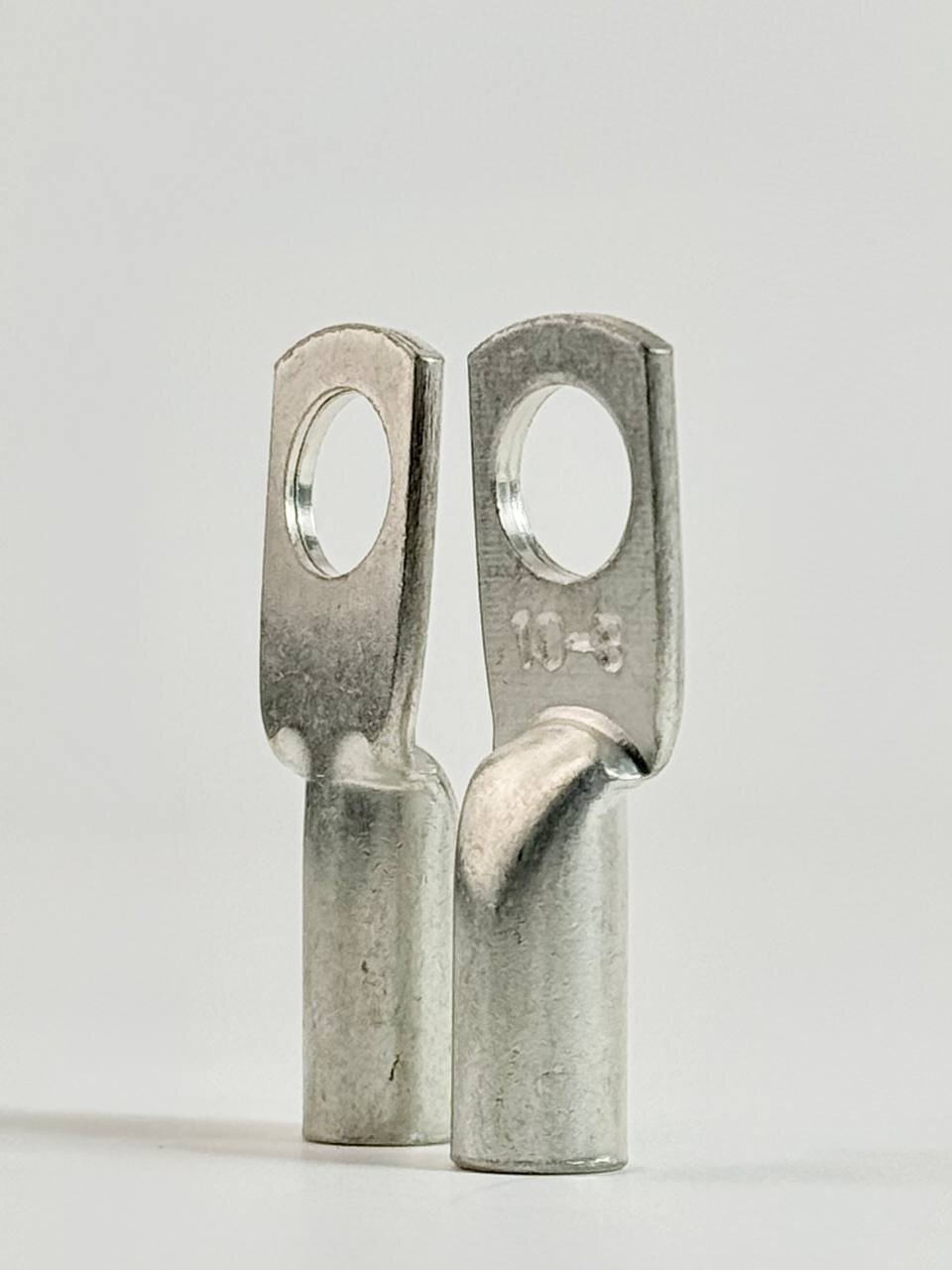 Кабельный наконечник JG10-8 - 10 шт / ТМЛ 10 мм2 под болт М8 / Медный луженый наконечник