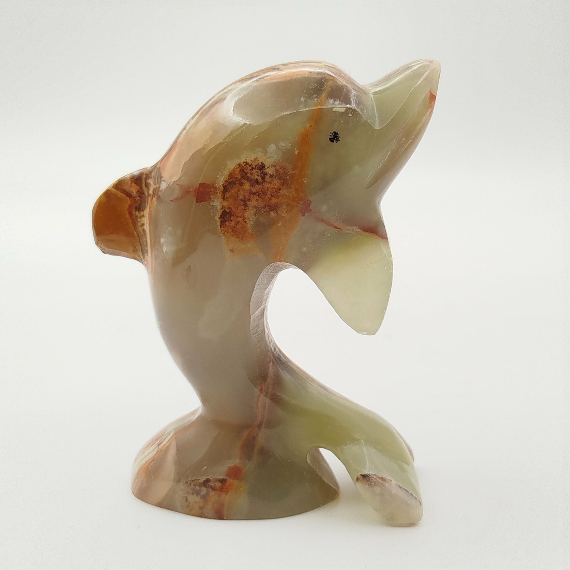 Статуэтка "Дельфин", оникс, резьба, Азия, 1990-2010 гг.