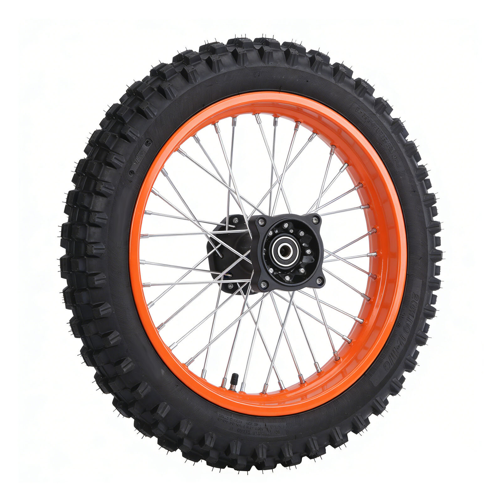 Замена обода и шины заднего колеса диаметром 12 дюймов для электрического внедорожного мотоцикла Tuttio Soleil01, внутренняя камера 80/100-12.