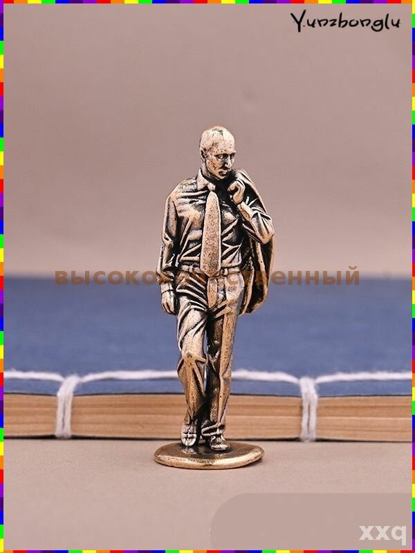 Скульптура Путина из меди, декоративный элемент в стиле арт-объект