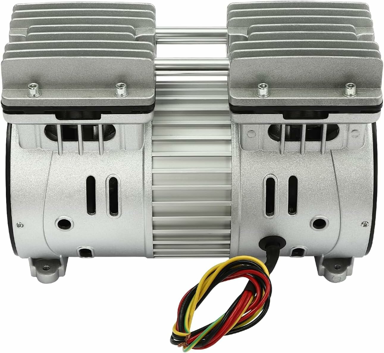 Безмасляный вакуумный насос, 700 об/мин, 25 л/мин, безмасляный поршневой компрессор высокого давления, 550 Вт, головка д