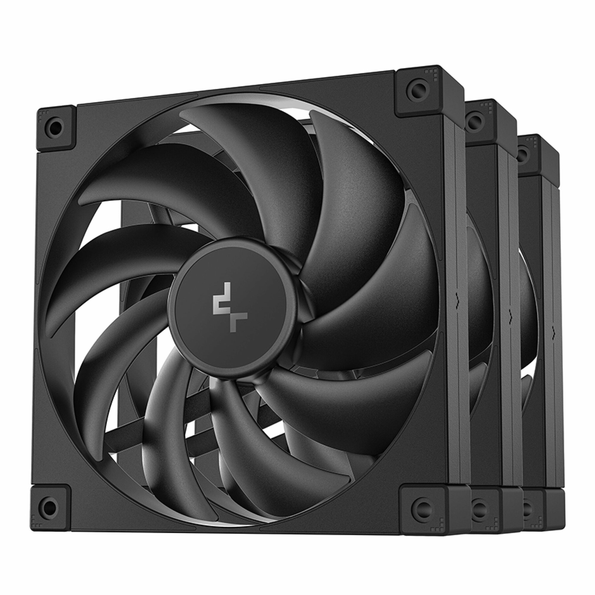 Комплект вентиляторов (3шт.) DEEPCOOL FD14-3 IN 1 140x140x25мм ( PWM, черный, 400-1650об/мин) Color BOX