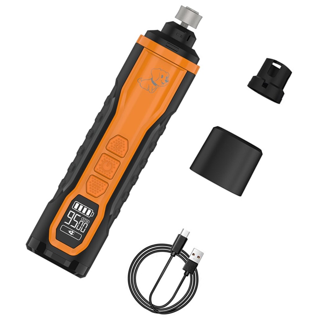 Точная электрическая машинка для стрижки когтей домашних животных, перезаряжаемая, безопасный триммер для когтей собак