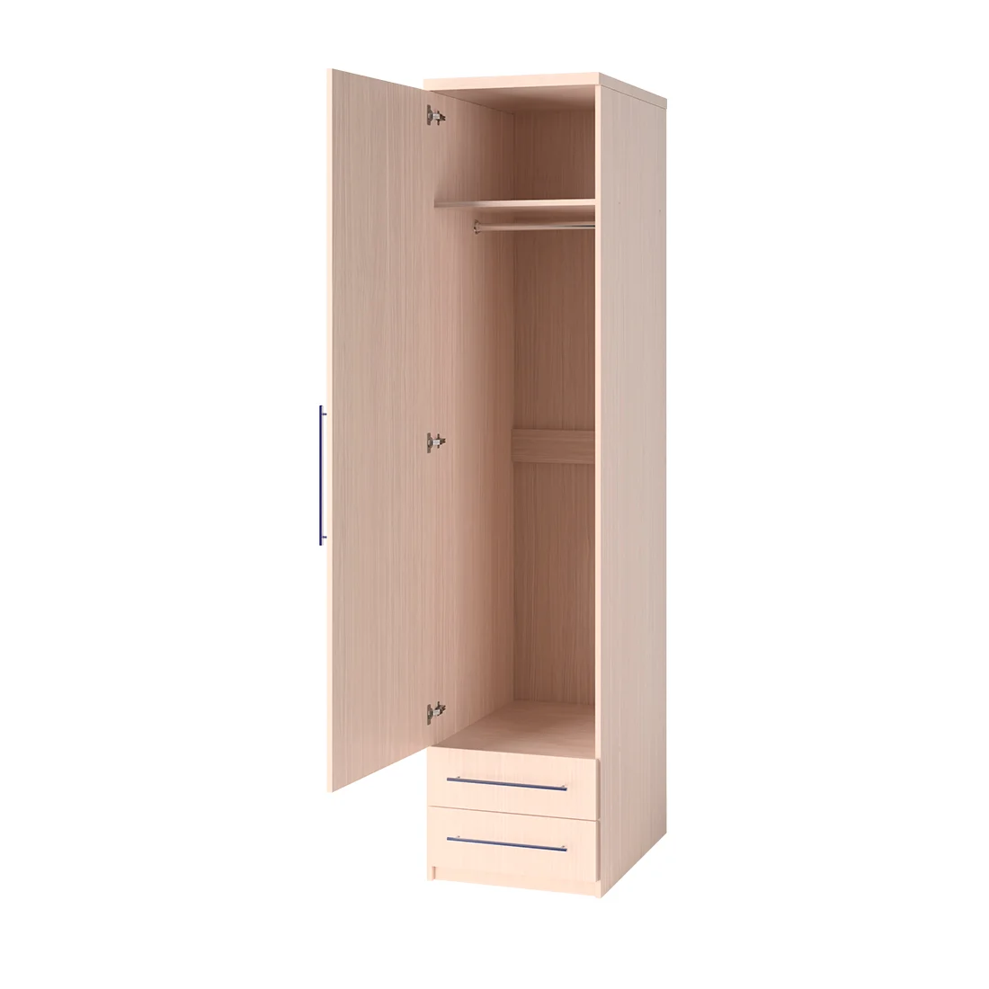 Шкаф распашной для одежды Мелодия Эконом 5 50х60х240 см, лдсп Вяз