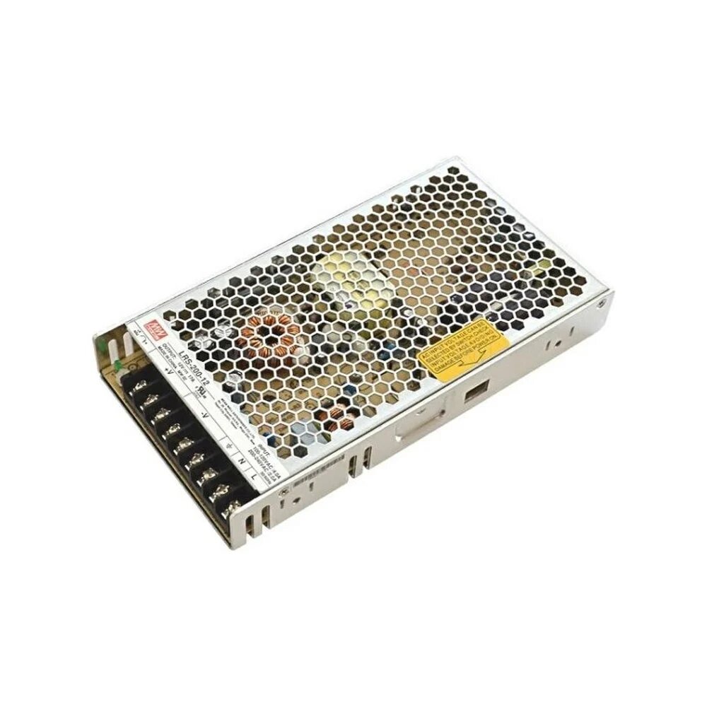 Источник питания Mean Well LRS-200-12, AC/DC, 173 Вт, 12 В, 17 A, в кожухе