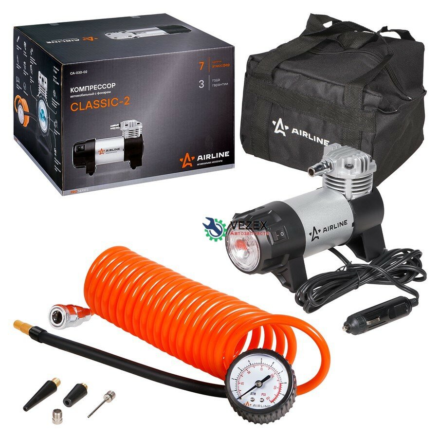 AIRLINE CA-030-02 Насос для подкачки шин