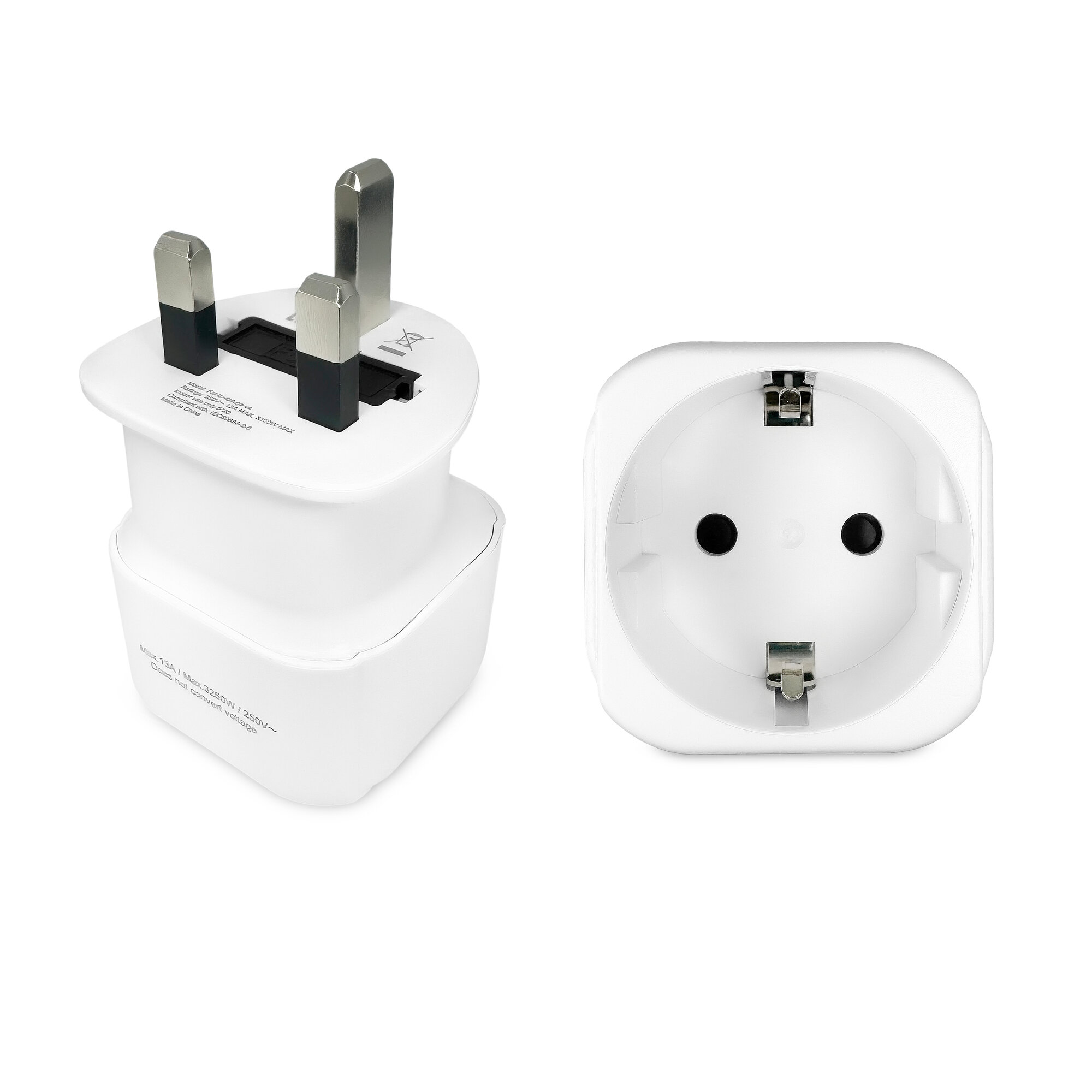 Переходник Flyandtrip на английскую вилку тип G в комлекте 2 шт