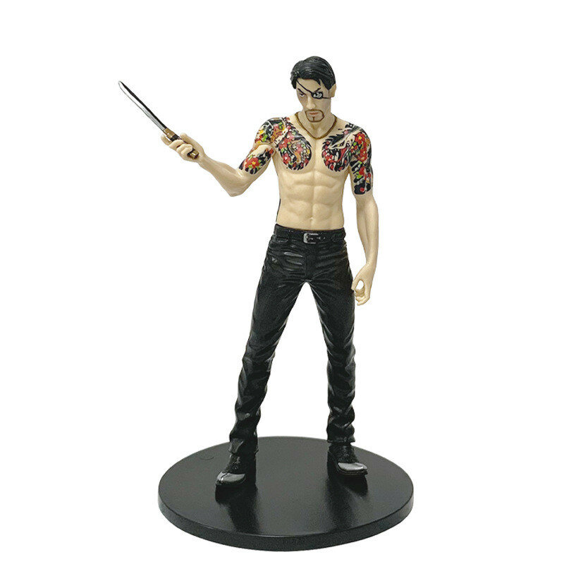 Yakuza goro majima pvc фигурка с премиальной отделкой для дисплея и подарка saejima goro