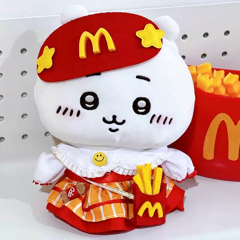 Костюм M McDonalds для кукол Chiikawa, мультяшный аксессуар
