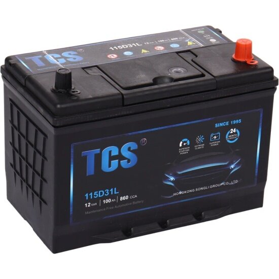 Аккумулятор Tcs , 310x180x245, обратная полярность, 100 Ач, 6СТ100(0) 115D31L