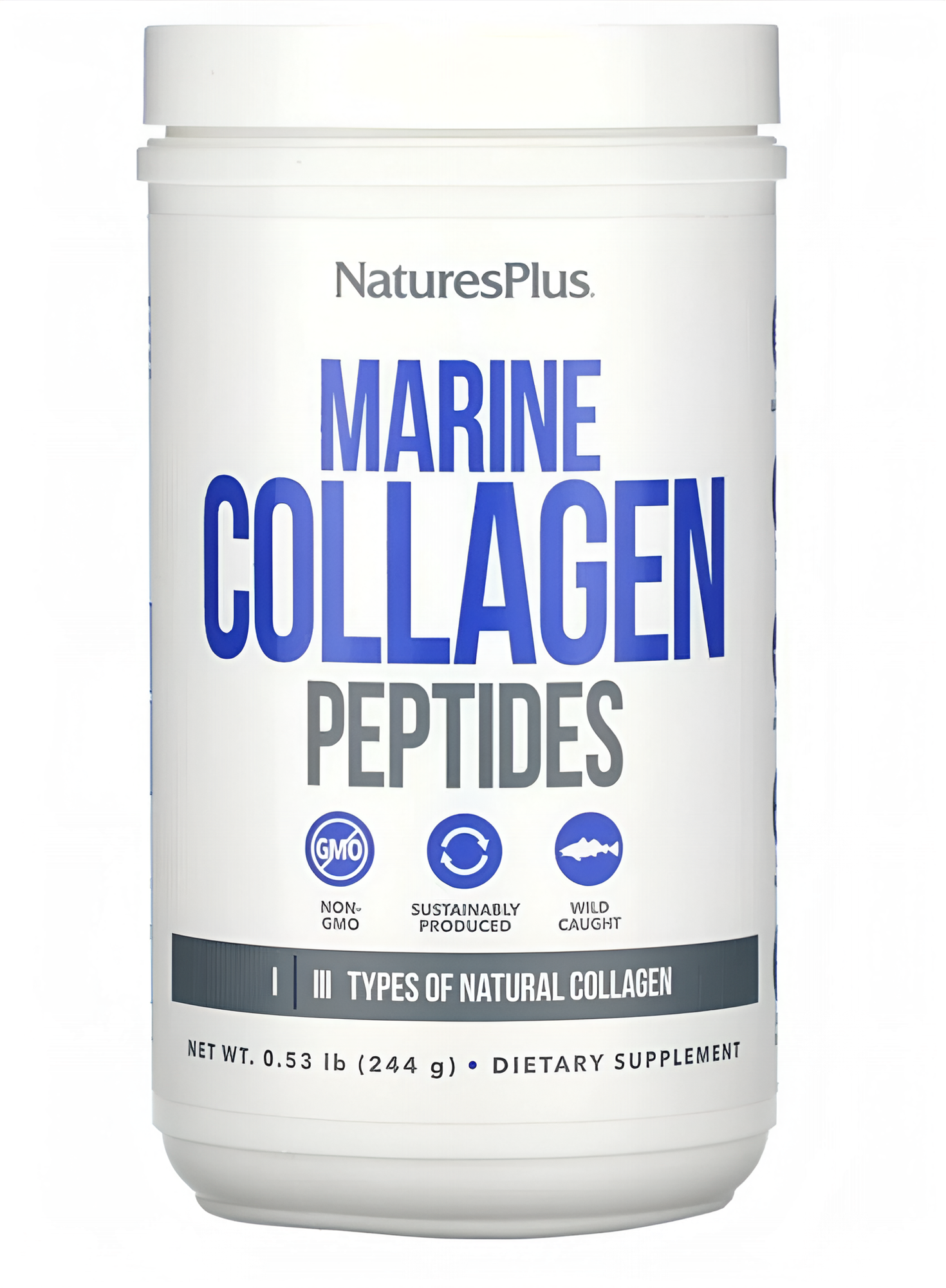 NaturesPlus Marine Collagen Peptides Powder (коллаген морской) 244 гр