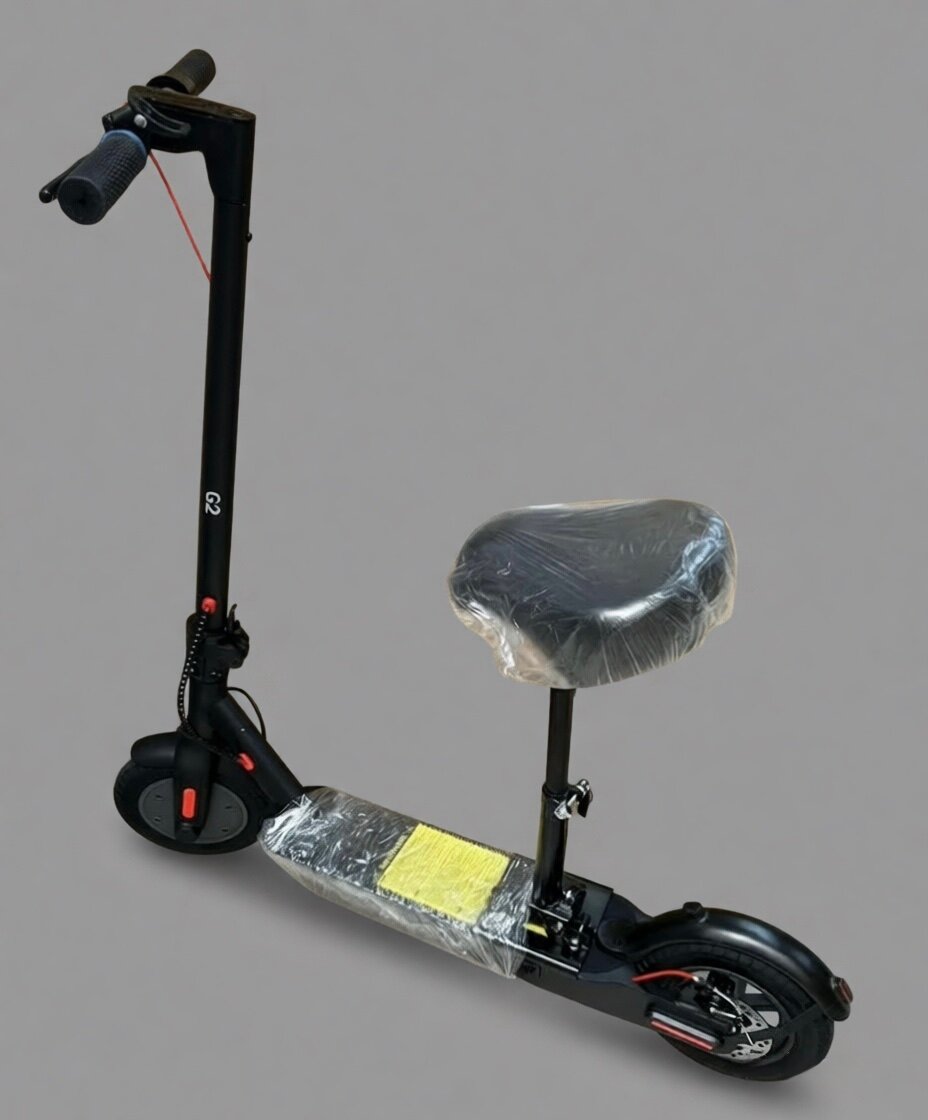 Электросамокат SDJIN-YING G2, с сидушкой и LED-фарой, до 120 кг, до 30 км/ч