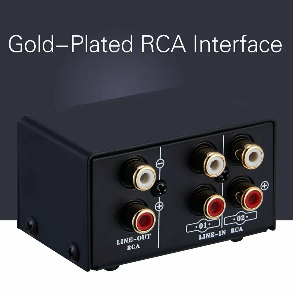 Интерфейс RCA, Переключатель выбора аудиосигнала,