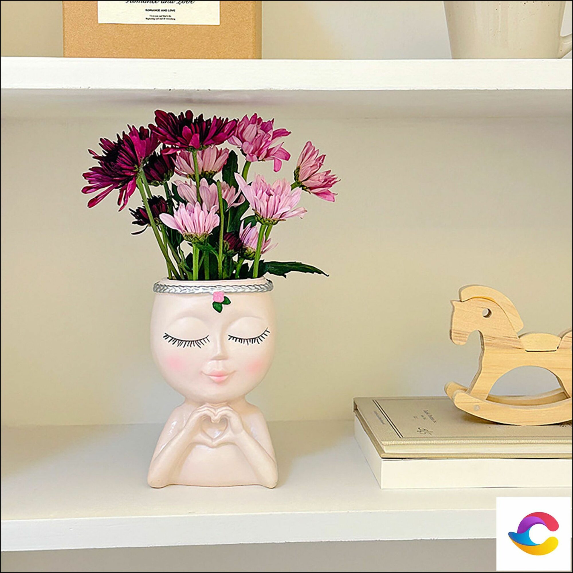 Дизайнерская ваза для цветов стильное хранение и украшение интерьера