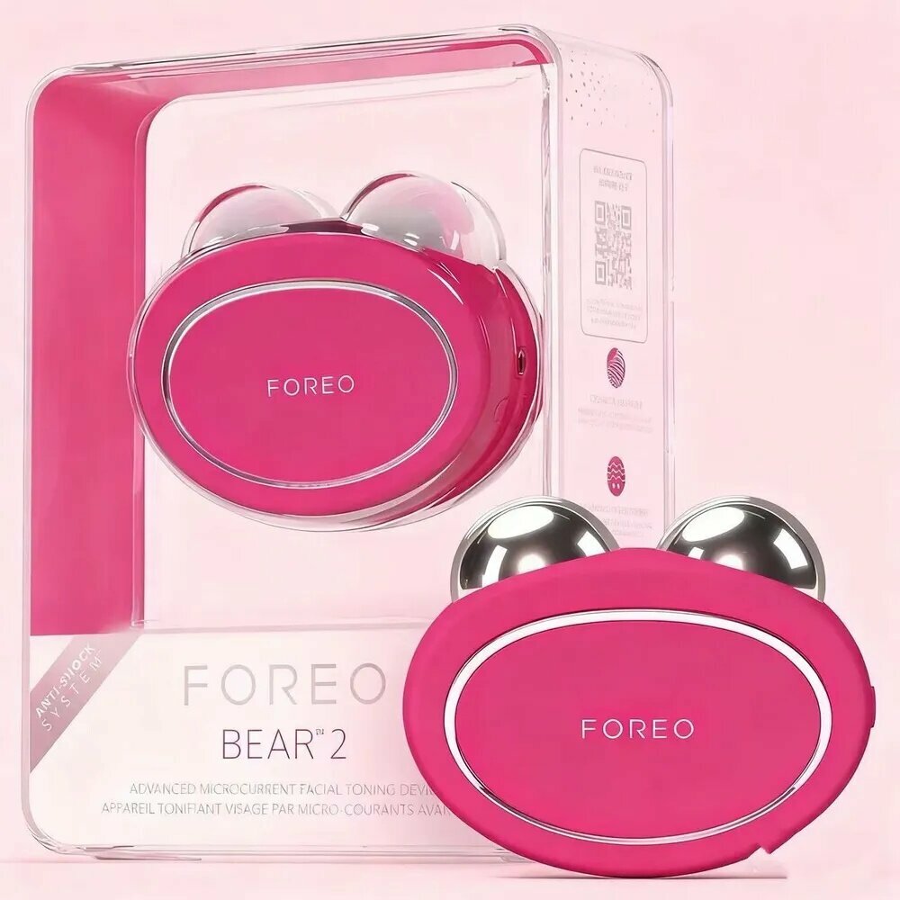 Микротоковая процедура для лица FOREO BEAR 2 цвет фуксии